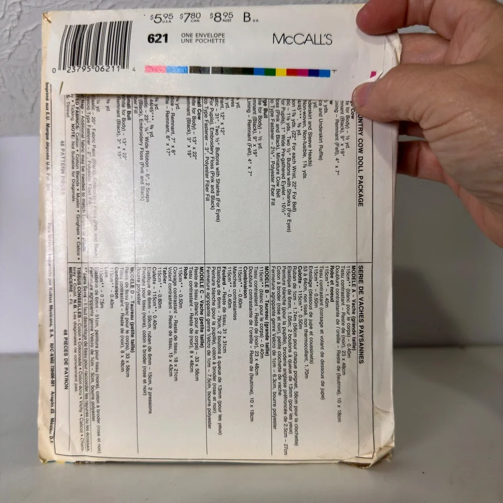 McCall's | Office | Vintage 989 Mccalls Crafts 4275 Faye Wine Country ...